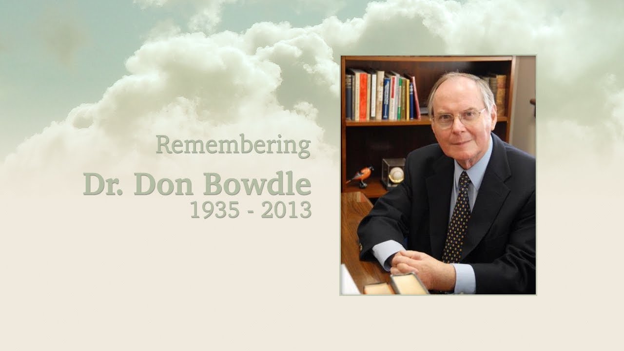 Funeral of Dr. Don Bowdle – All #ourCOG News