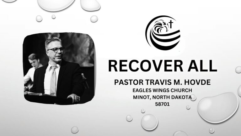 Recover All | Pastor Travis Hovde – Guest Speaker | IPCOG | Bishop ...
